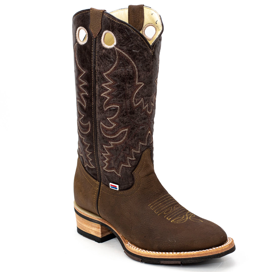 1116 - RockinLeather Men's Round Toe Crazy Flotter Western Boot